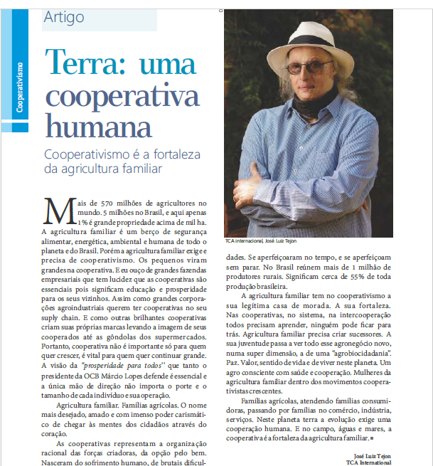 Terra: uma cooperativa humana - - Palestrante Tejon